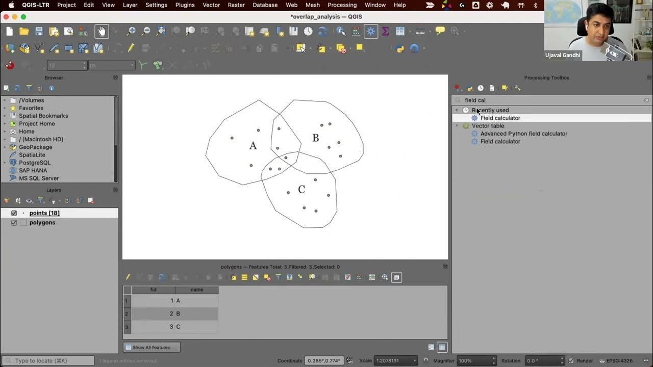 Spatial Analysis Challenge: Count Points in Overlapping Polygons - YouTube