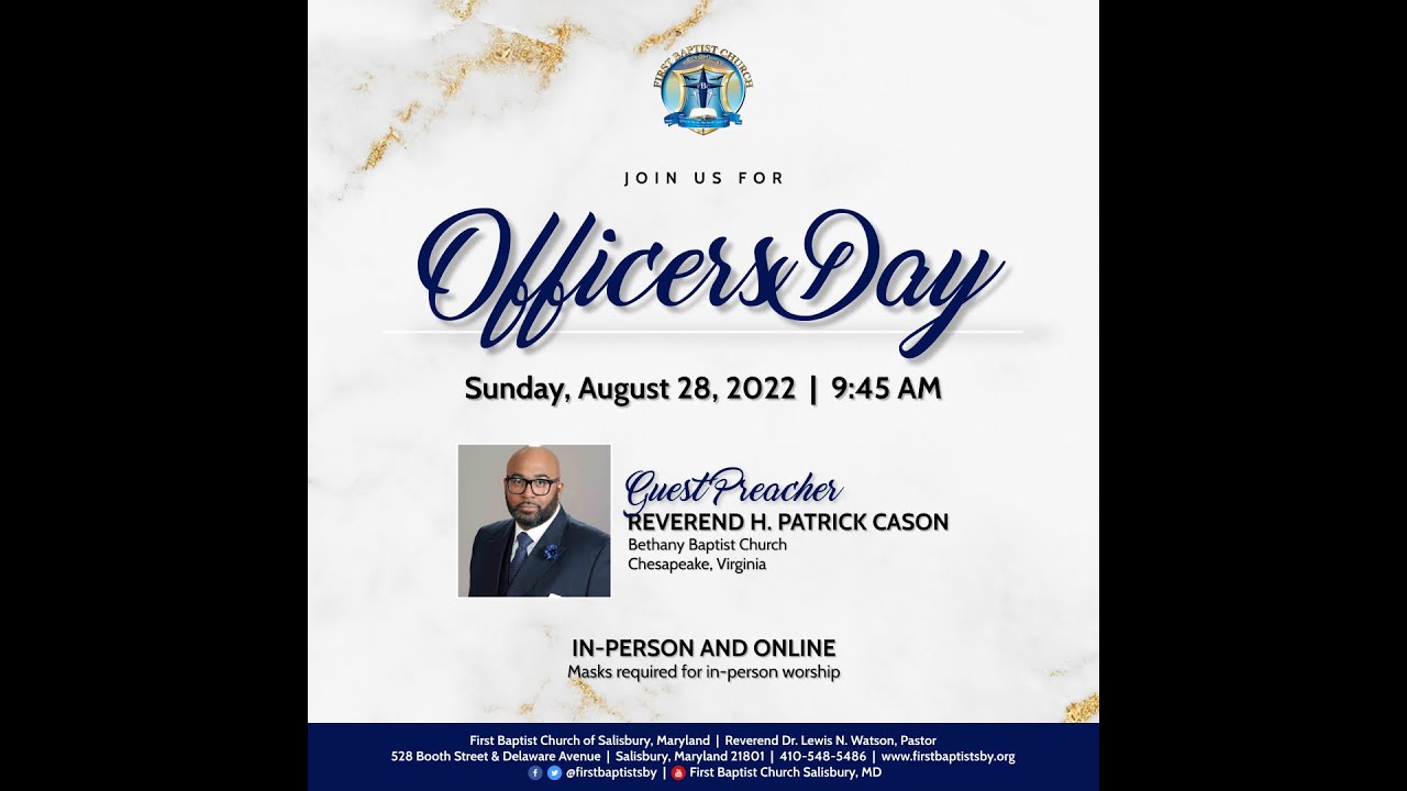 Officers Day Worship Service (8/28/2022) - YouTube