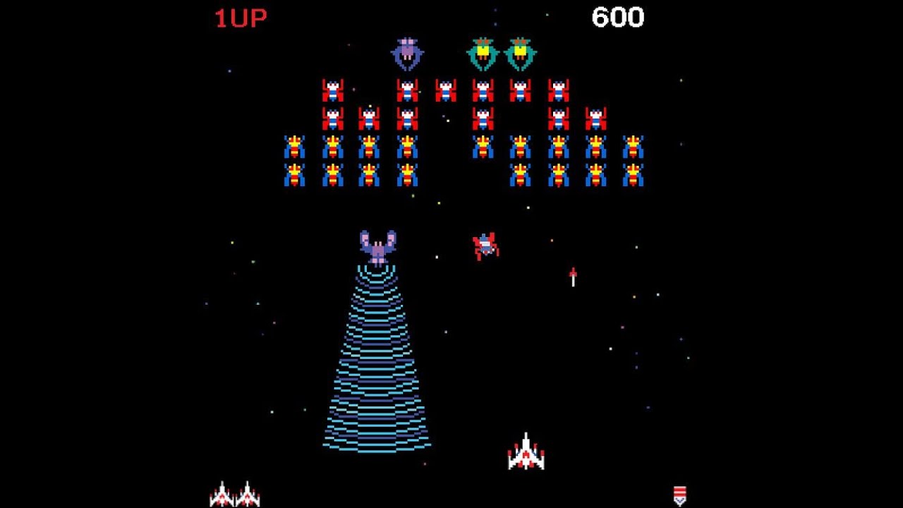 Retro Gameplay - Galaga(1981) Atari 7800 - YouTube