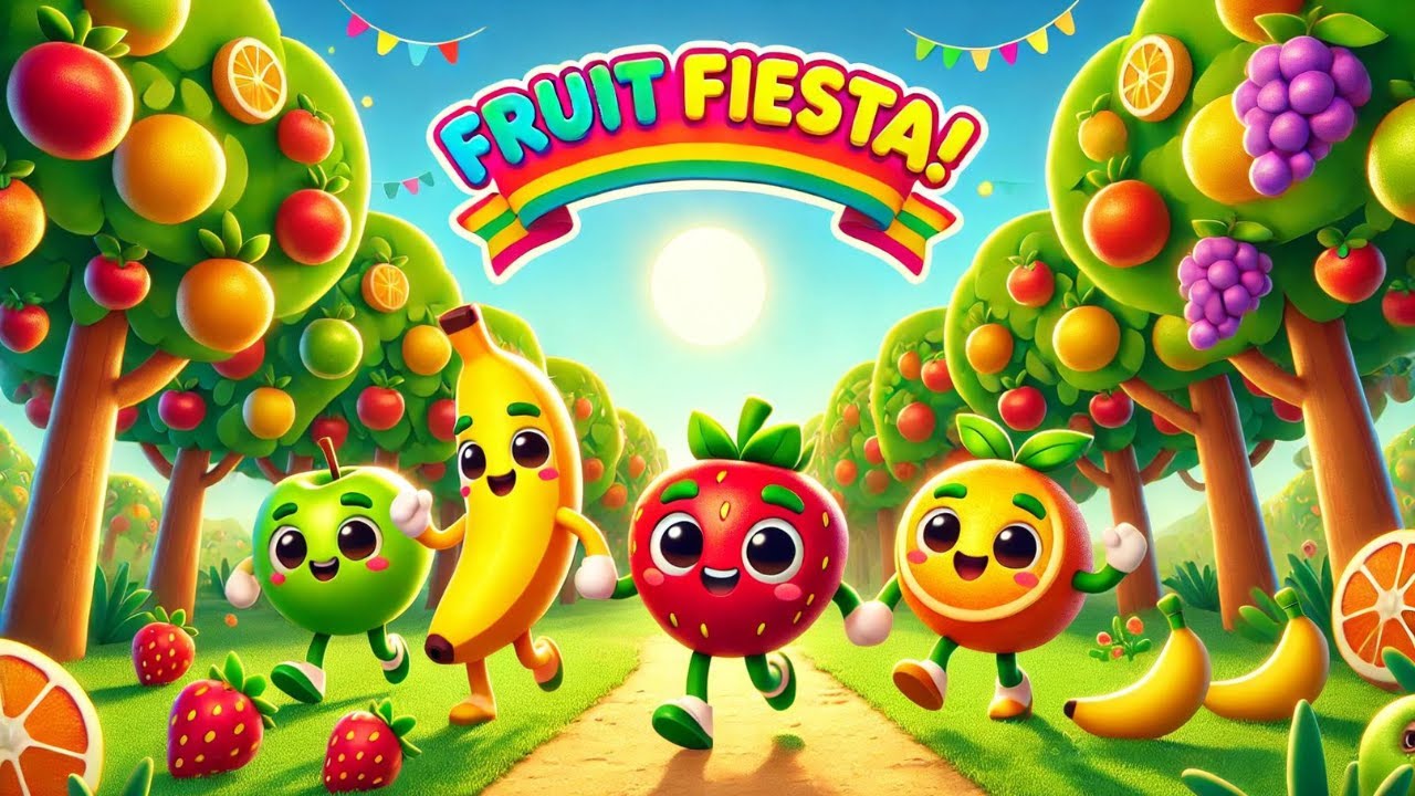 Fruit Song | Apples, Bananas, and More | Nursery Rhymes & Kids Songs ...