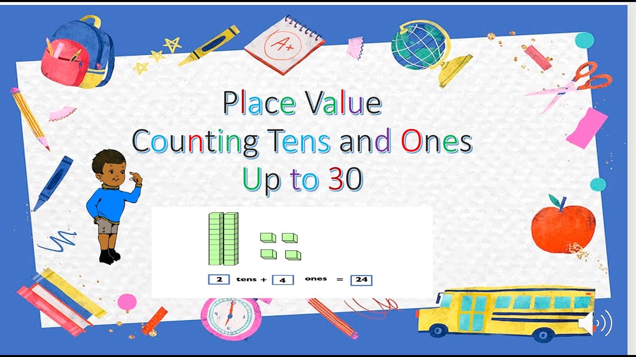 Place Value || Counting Tens & Ones up to 30 || Easy video for kids ...