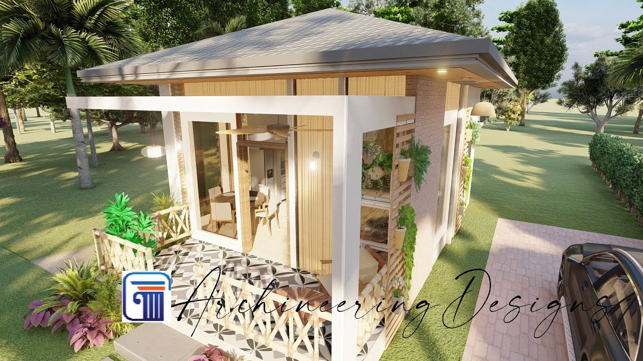 A MODERN BAMBOO HOUSE DESIGN WITH NATURAL AIR VENTILATION - YouTube