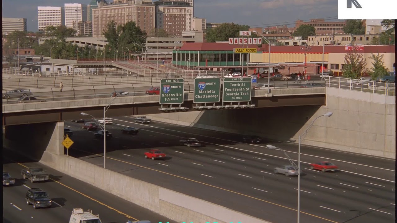 80s, 90s Atlanta Highways, Skyline, USA, 2K - YouTube