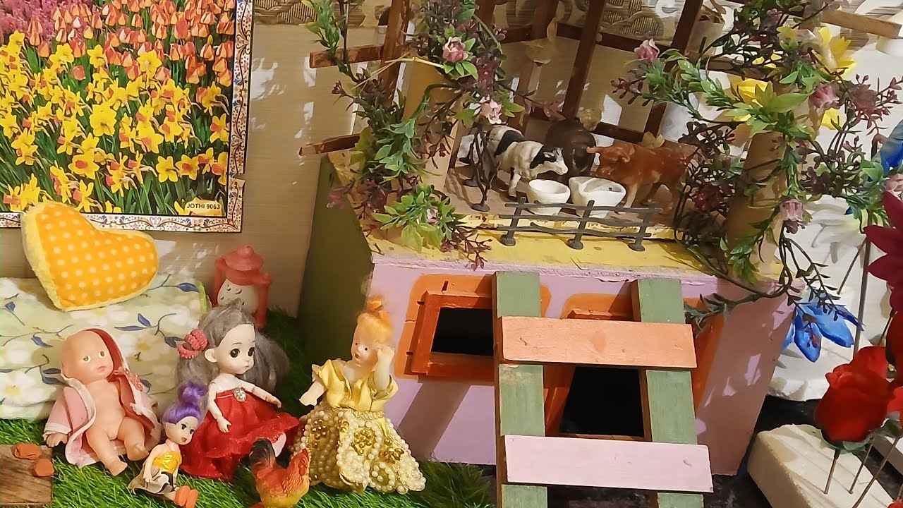 Barbie Doll All Day Routine In Indian Village/Pinky chinky Ki Kahani ...