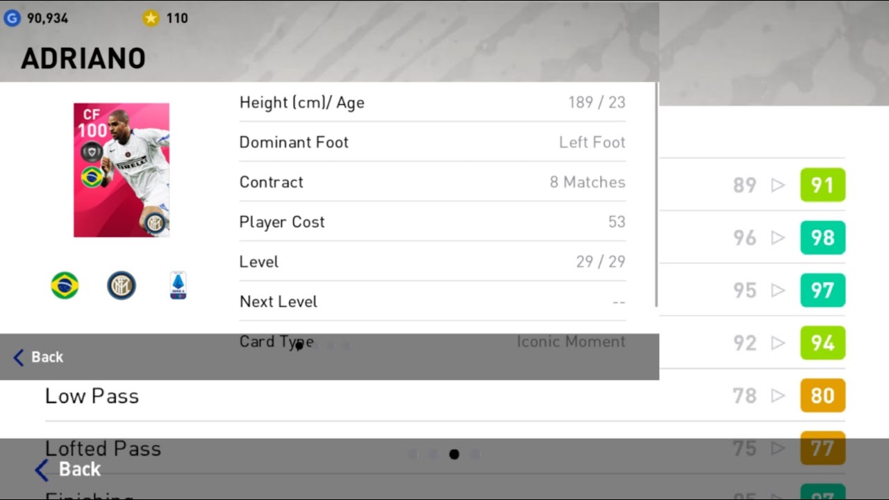 ADRIANO : Gameplay and Review | BEAST!! ( PES 2020 Mobile) - YouTube