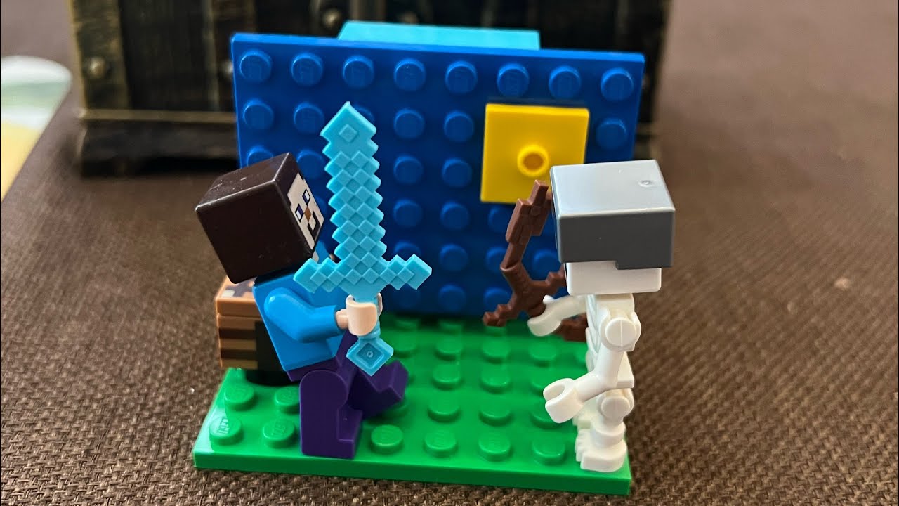 How to make a Lego minecraft fridge magnet - YouTube