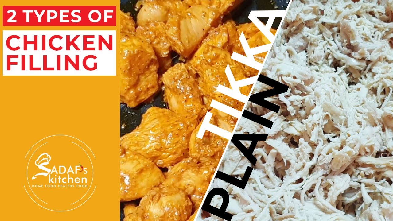 2 Types of Chicken Filling Recipes - Make and Freeze Chicken Fillings ...