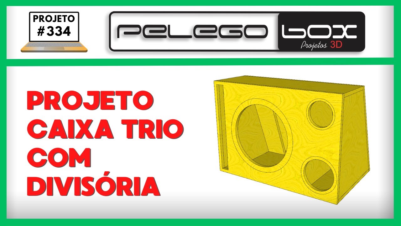 #334 CAIXA DE SOM TRIO DUTO LABIRINTO PARA BOMBER 12" UP GRADE 350W ...