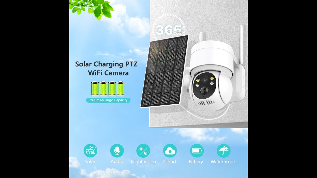 BESDER TQ2 Wifi Solar Camera - YouTube