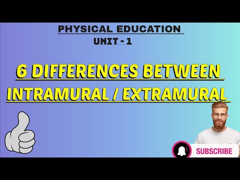 Difference between Intramural & Extramural Tournaments || Unit - 1 ...