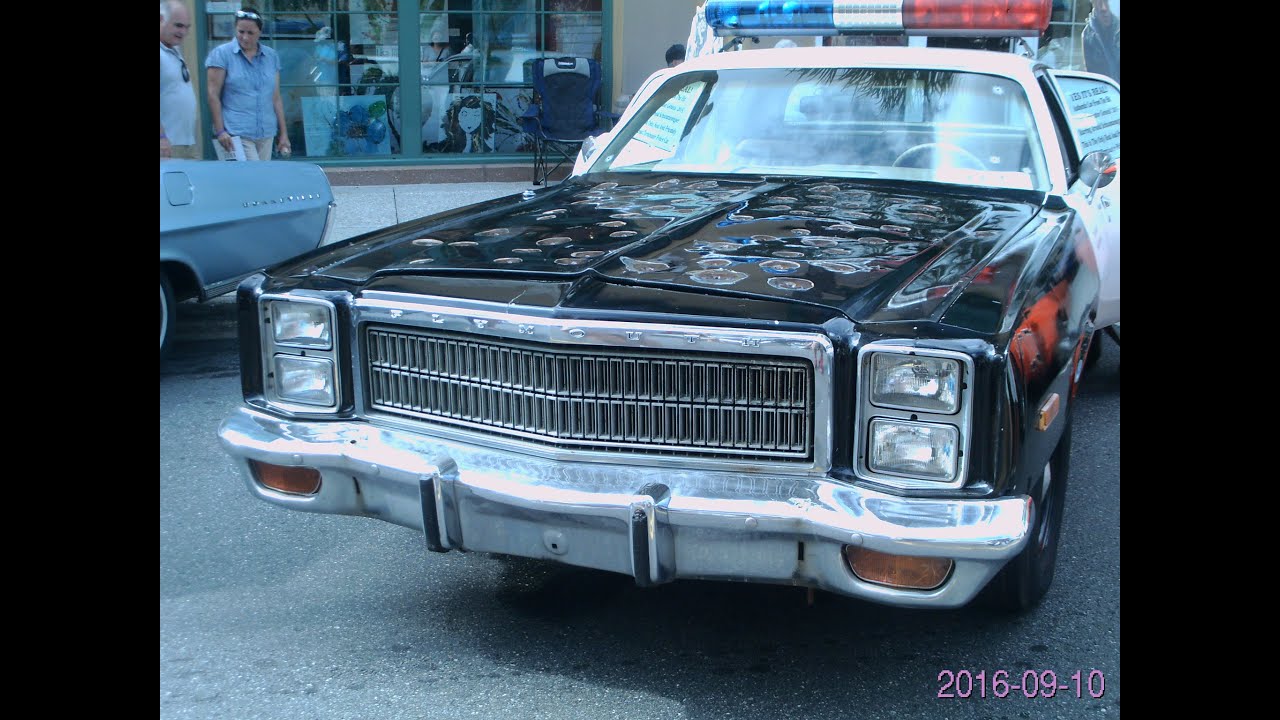 1978 Plymouth Fury Los Angeles Police Car BlkWht TheVillages091716 ...