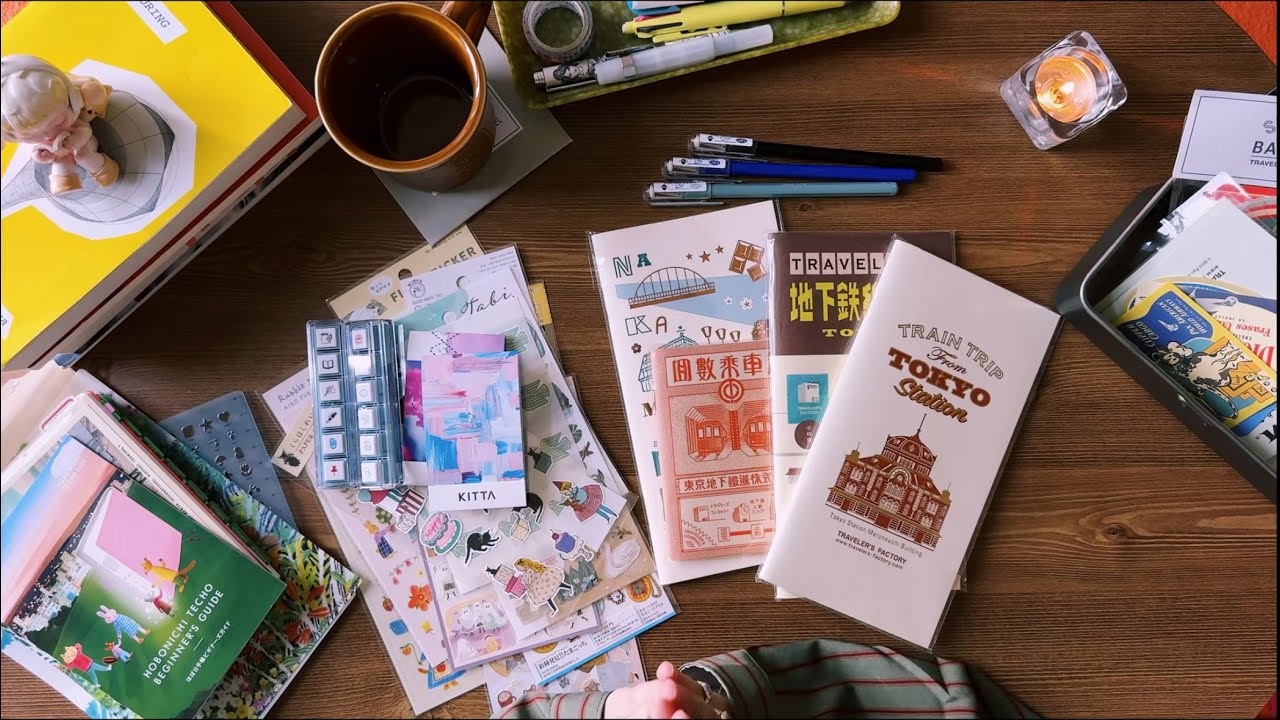japan stationery haul~ traveler's factory, hobonichi, itoya... - YouTube
