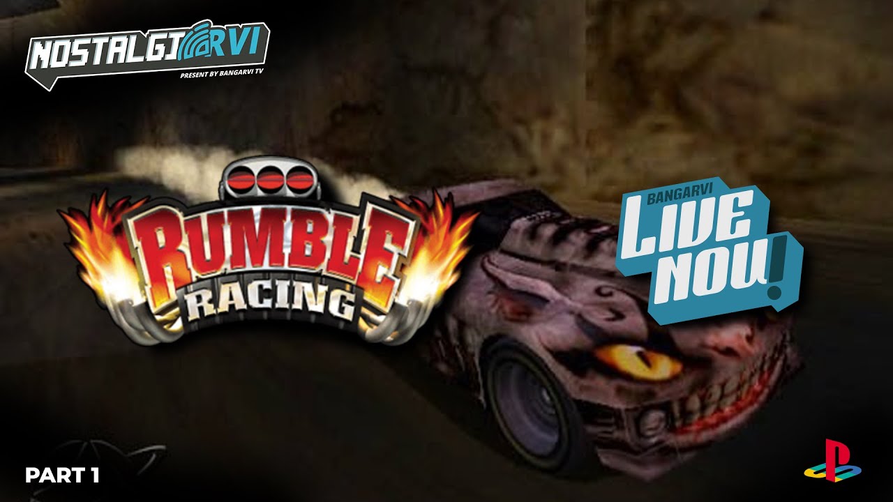 "Bermain game balapan anak rental ps2 dulu!!" | Rumble Racing Part 1 ...