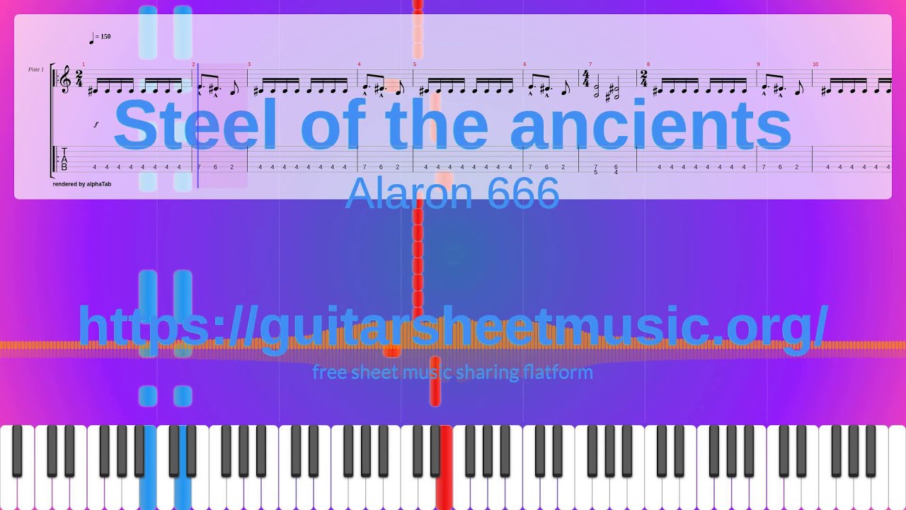 Steel Of The Ancients Sheet Music Free, Alaron 666 Synthesia Piano ...
