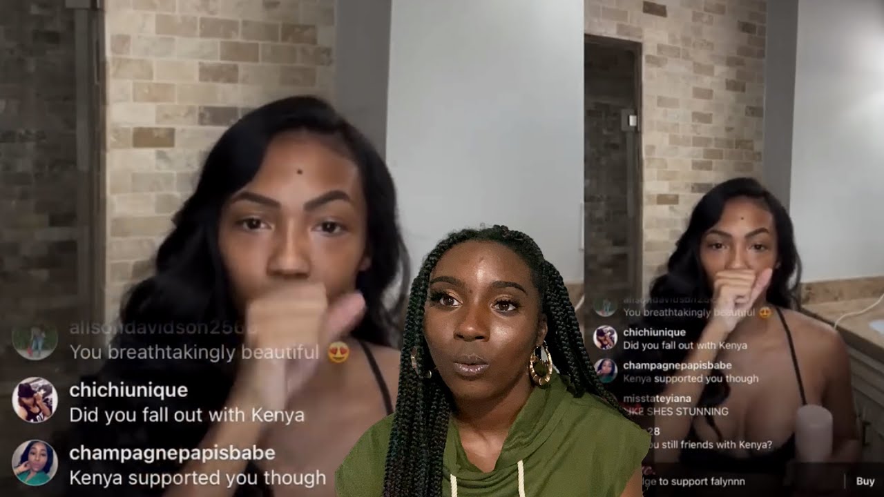 FALYNN PINA GOES LIVE AND SAYS SHE’S NO LONGER COOL WITH KANDI AND ...