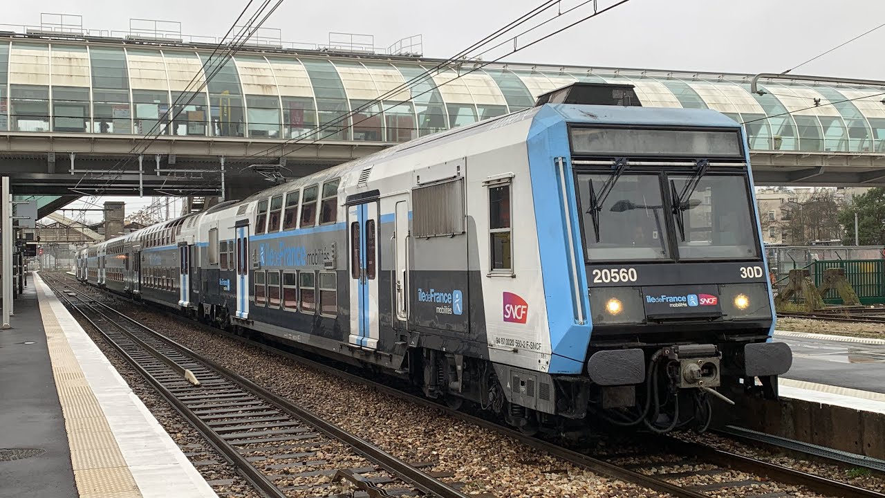 Transilien-V Z20900 et Z20500 30D en W en gare de Massy-Palaiseau - YouTube
