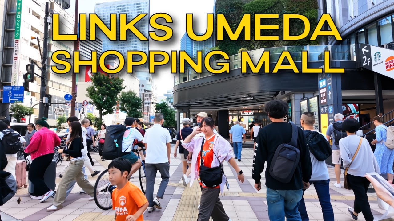 【4K】𝐖𝐀𝐋𝐊 🇯🇵 Links Umeda Shopping Mall in Osaka Japan - YouTube