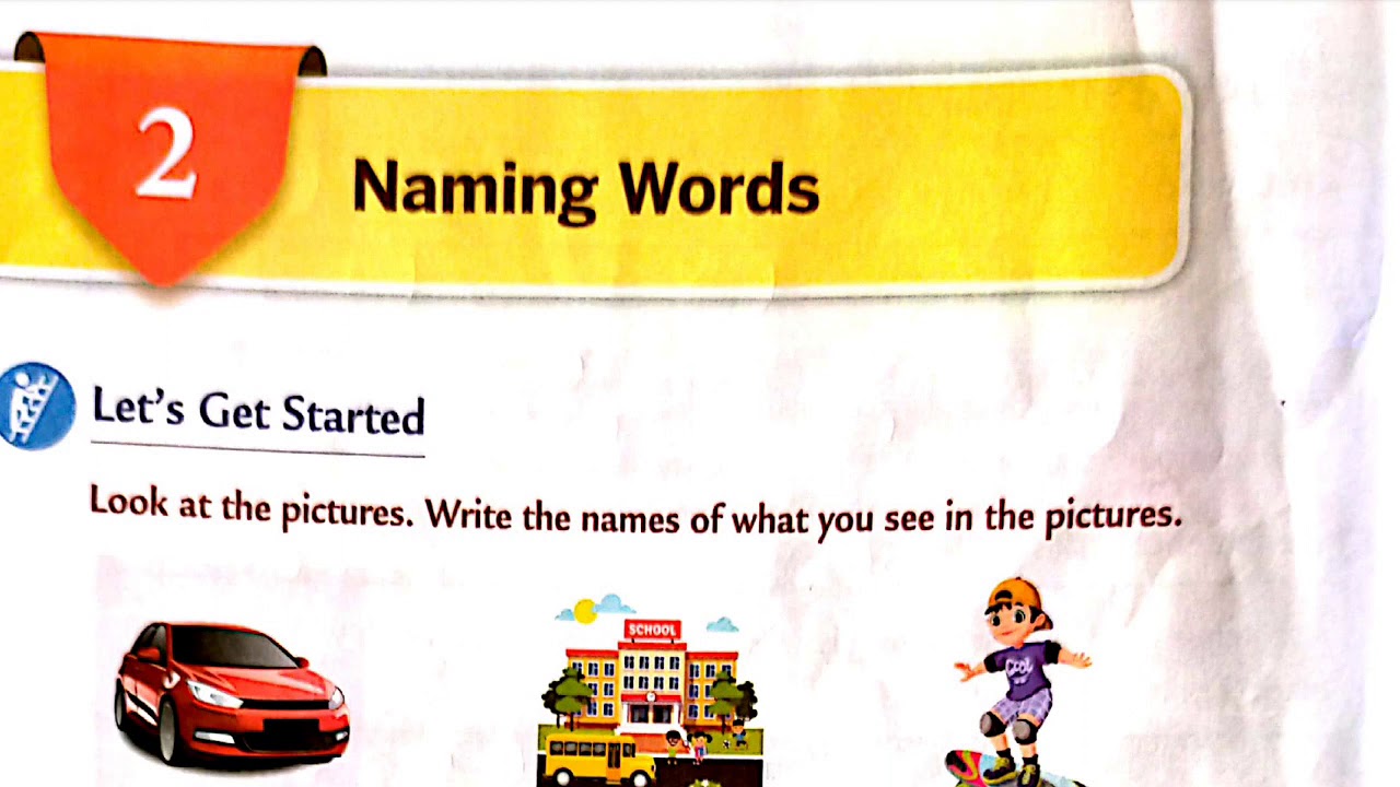 Class -2, Ch-2 ( Naming Words) - YouTube