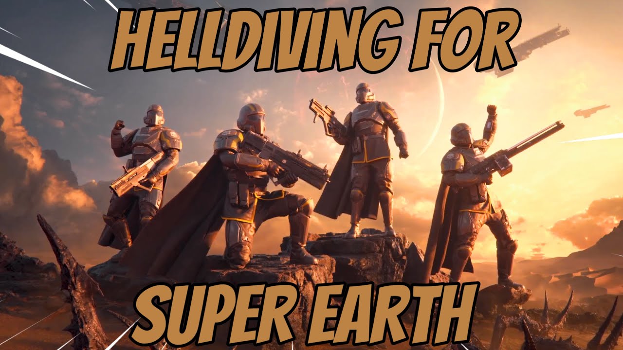 Helldiving for Super Earth || Helldivers 2 || Heaven Is a Place on Earth - Belinda Carlisle ...