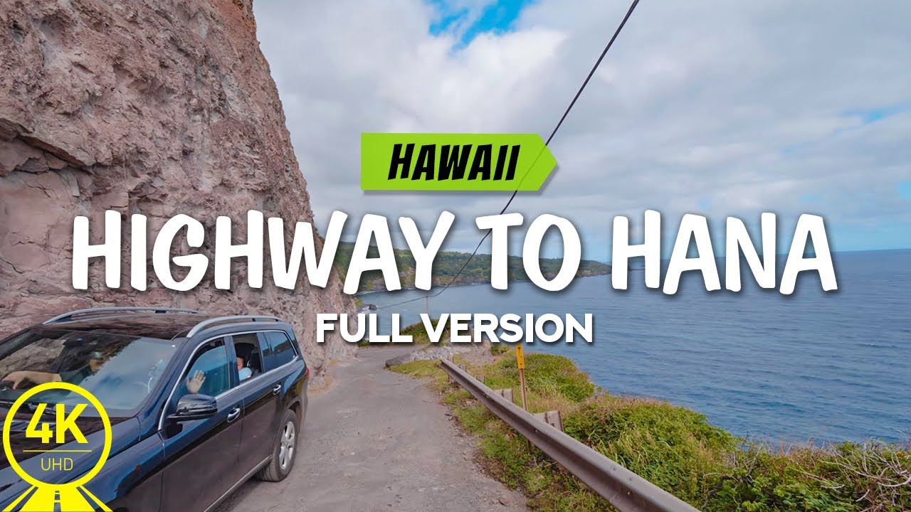Virtual Drive Along The Best Roads of Maui, Hawaii in 4K 60fps ...