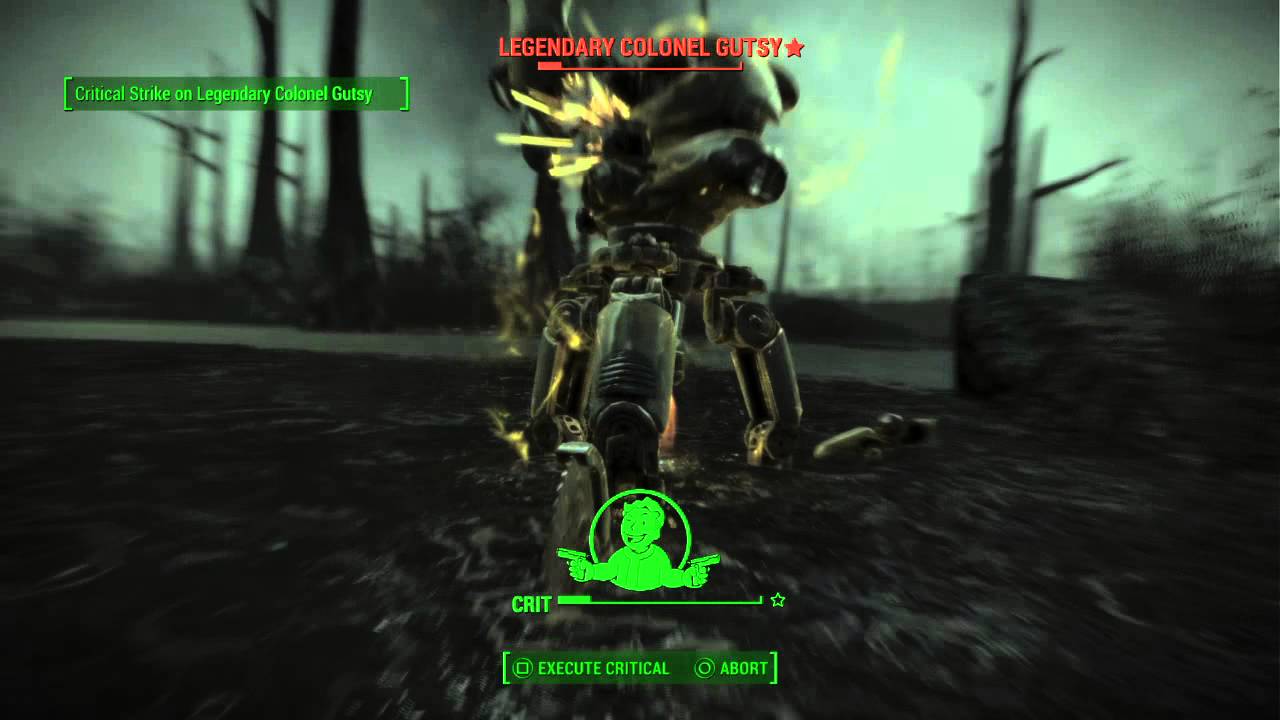 Fallout 4 - Legendary Colonel Gutsy - YouTube