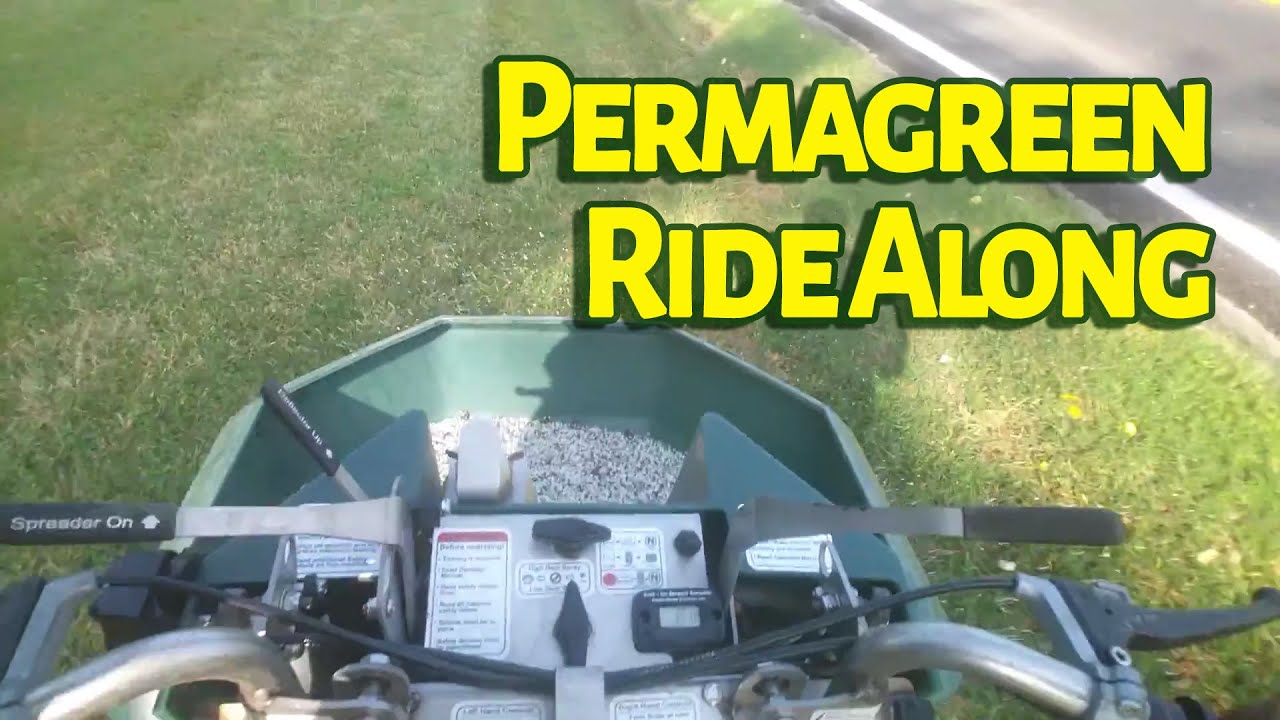 Permagreen - Ride Along on a Fertilizer Application - YouTube
