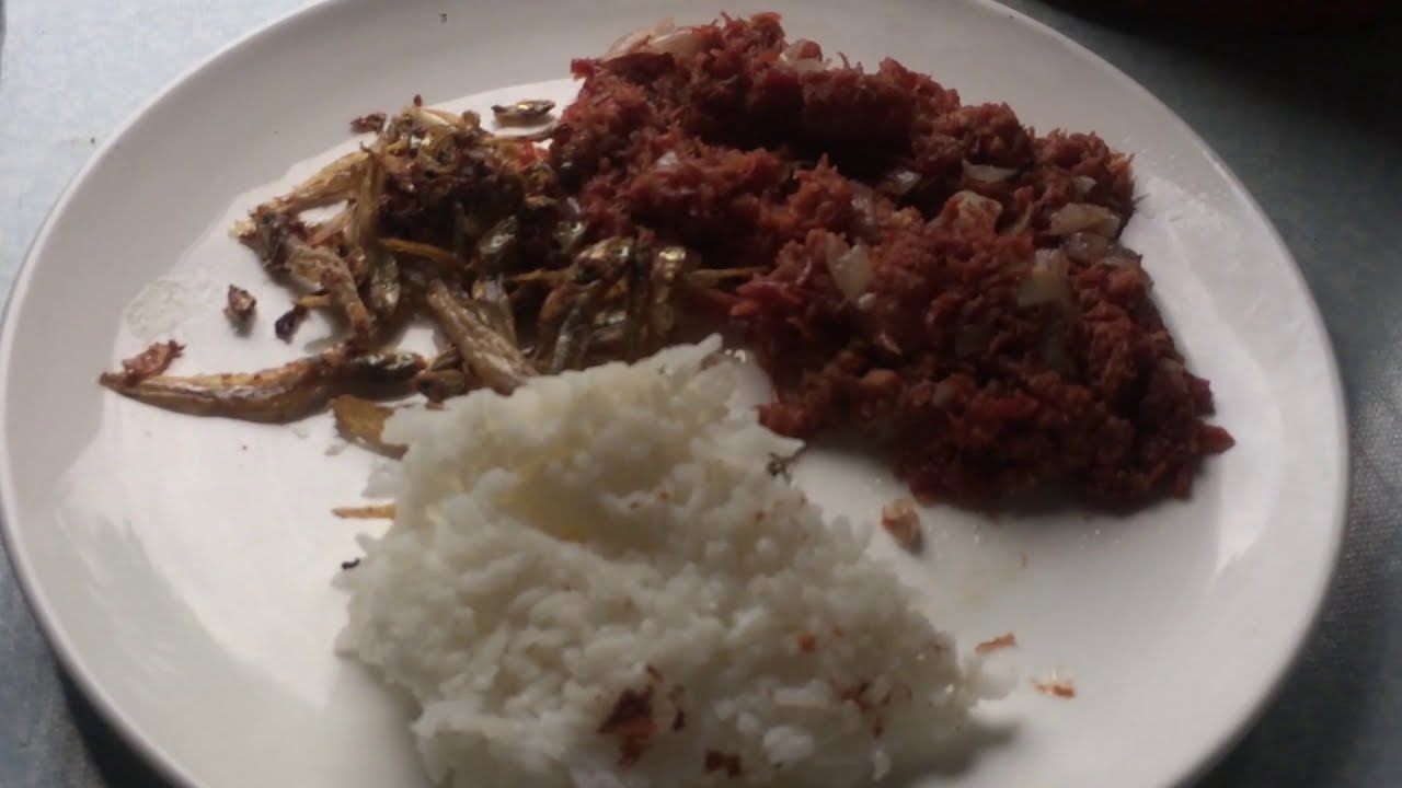 Typical breakfast rice meal in the Philippines | agahan | almusal ...