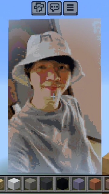 KALI INI AKU MEMBUAT GAMBAR MIAWAUG DI MINECRAFT 😱#minecraft #shorts ...