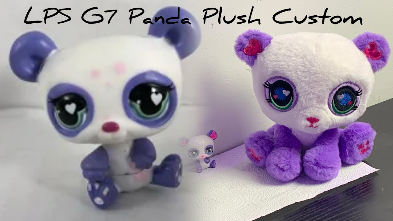 LPS G7 Panda Plush Custom - YouTube