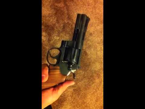 Colt Python with Hogue Pau Ferro grips - YouTube