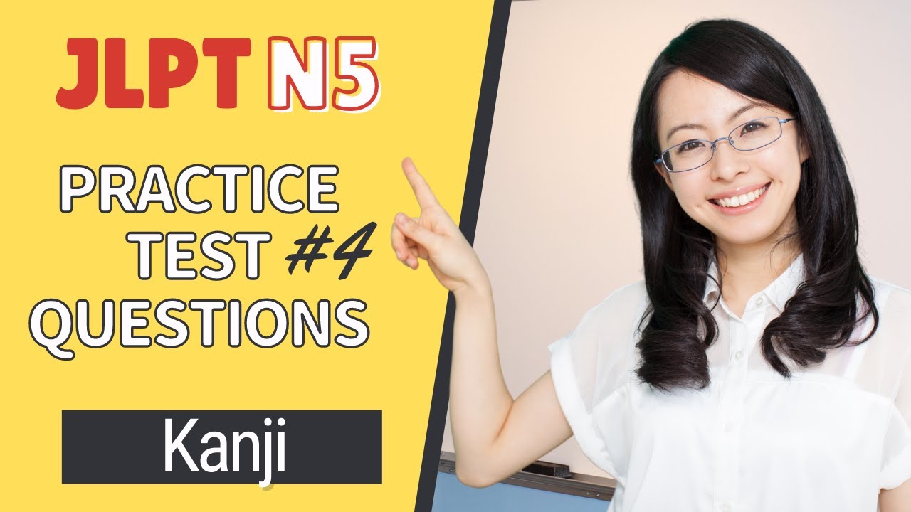 JLPT N5 Drill #4 - Japanese Kanji Reading Questions to Prepare for ...
