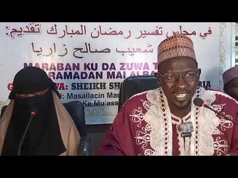 RAMADAN TAFSEER 1446H@2025. DAY. 15 MATA SHEIKH SHUAIBU SALIHU ZARIA - YouTube