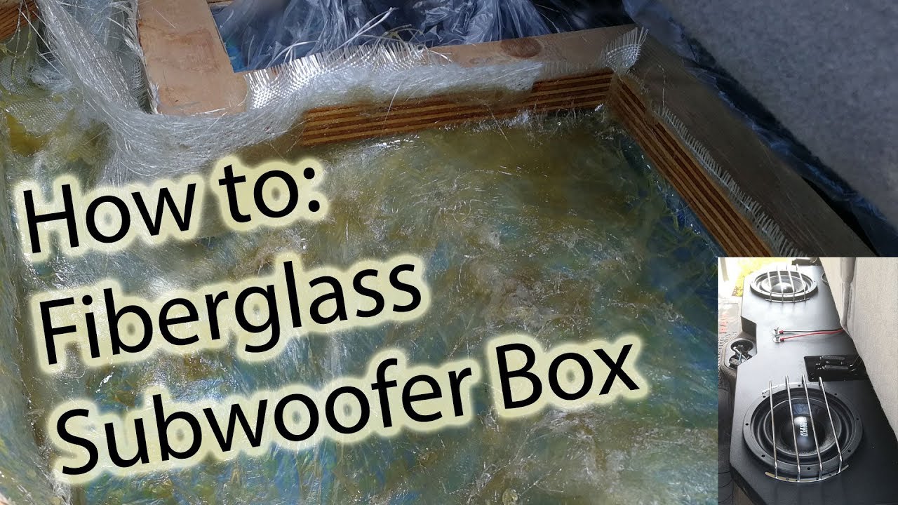 How to: Fiberglass Subwoofer Truck Box Build DIY Steps - YouTube
