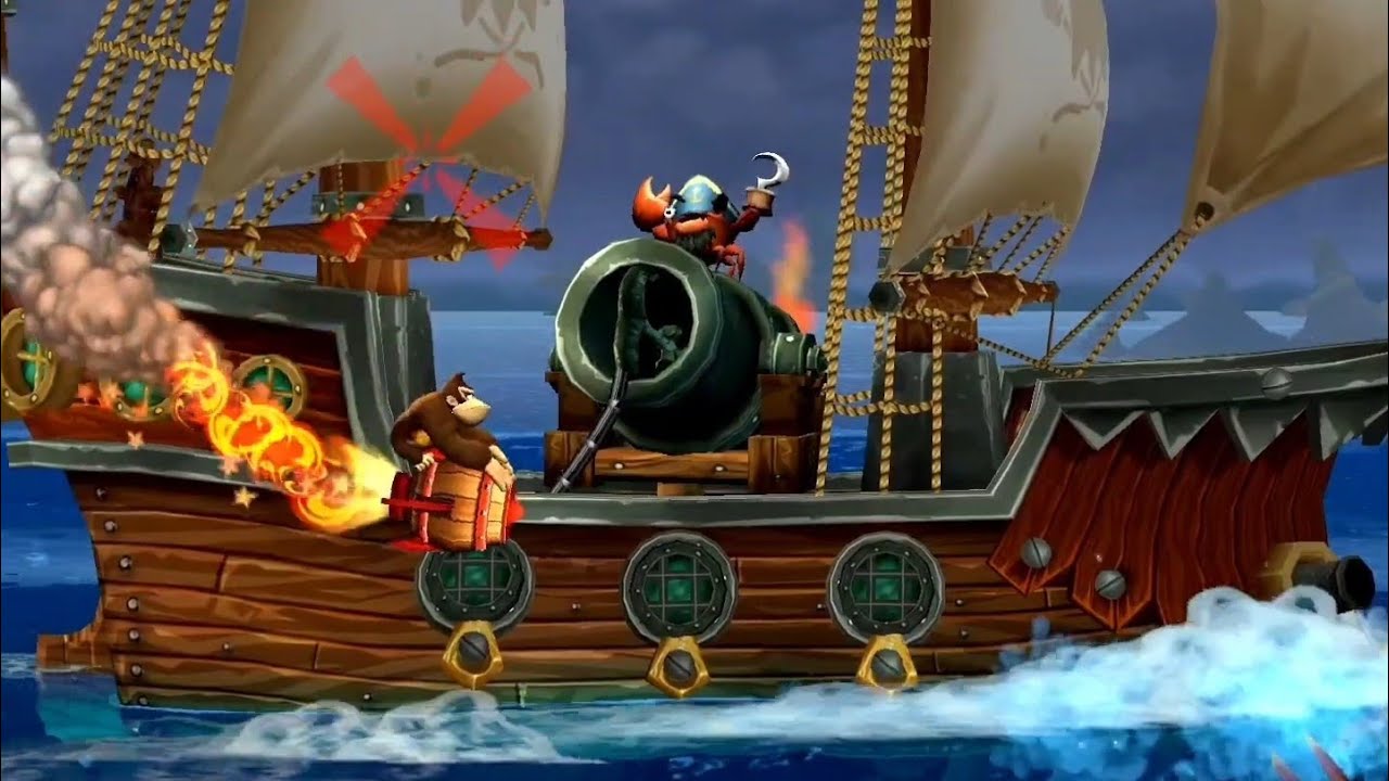 2-3 peaceful pier Donkey Kong Country Returns HD - YouTube