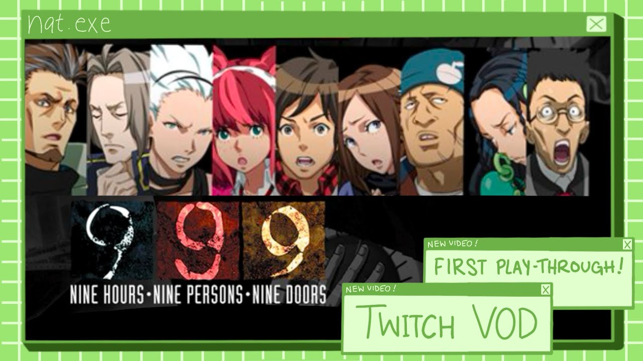 VOD: FIRST TIME PLAYING | Zero Escape: 999 pt. 1/6 - YouTube
