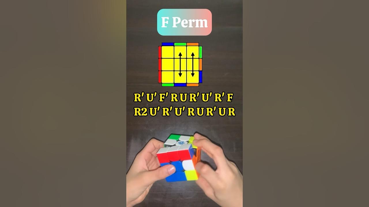 How to do ‘’F perm‘’ on 3 x 3 Rubiks cube #Shorts #Fadil’sCreativities - YouTube