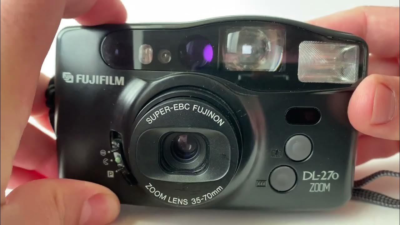 35mm film camera Fujifilm DL-270 ZOOM Date Panorama with zoom 35-70mm, compact film camera - YouTube