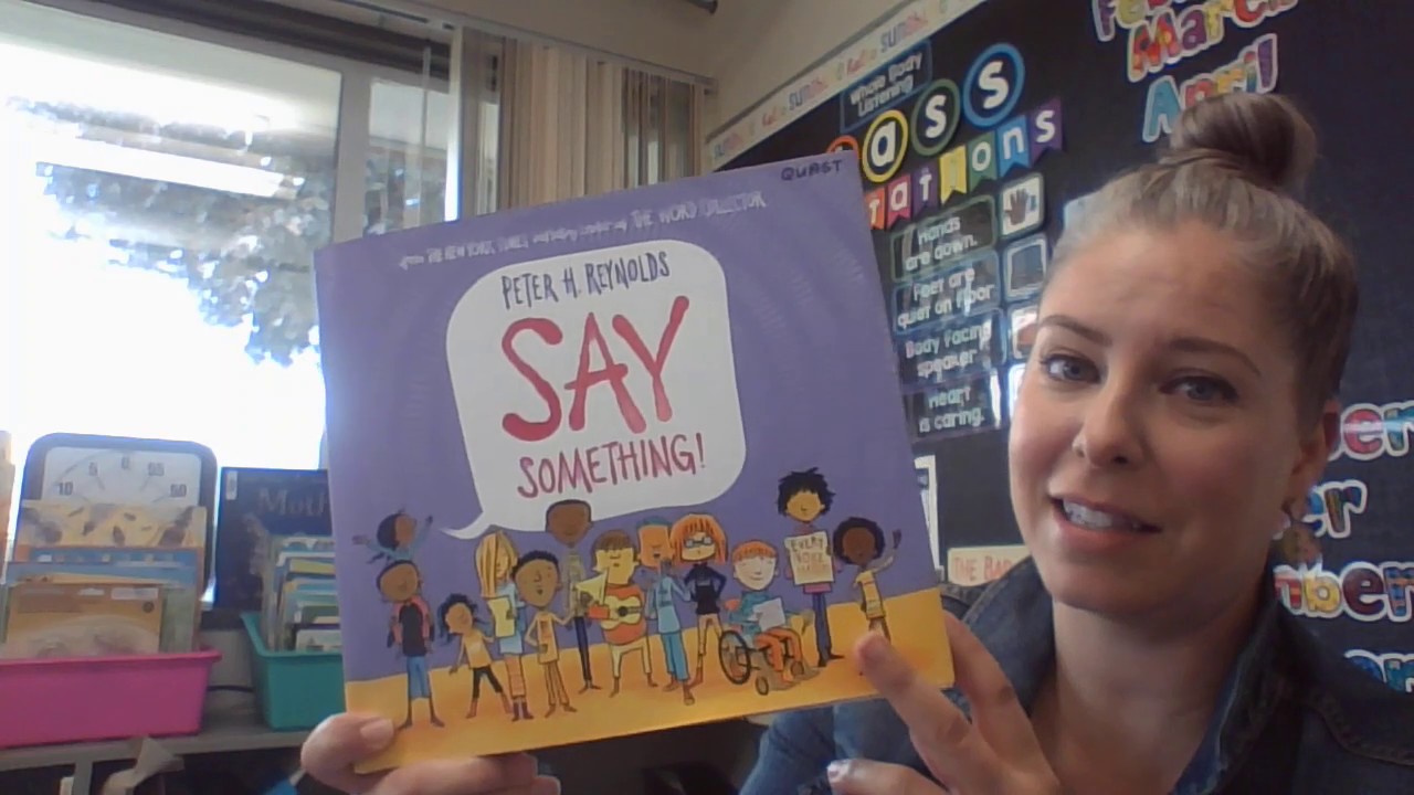 Say Something! By Peter H. Reynolds - YouTube