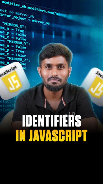 Identifiers in Javascript | #shorts - YouTube
