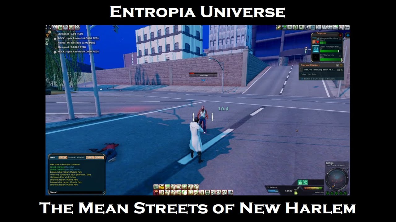 Entropia Universe The Mean Streets of New Harlem - YouTube