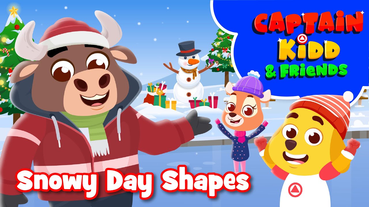 Captain Kidd S2 | Episode 12 | Snowy Day Shapes | Animated Cartoon for ...