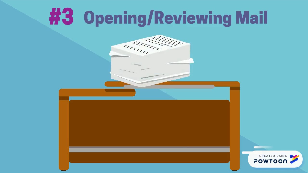 Handling/Sorting Incoming Mail - YouTube