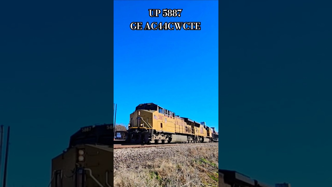 UP 5887 GE AC44CWCTE - YouTube