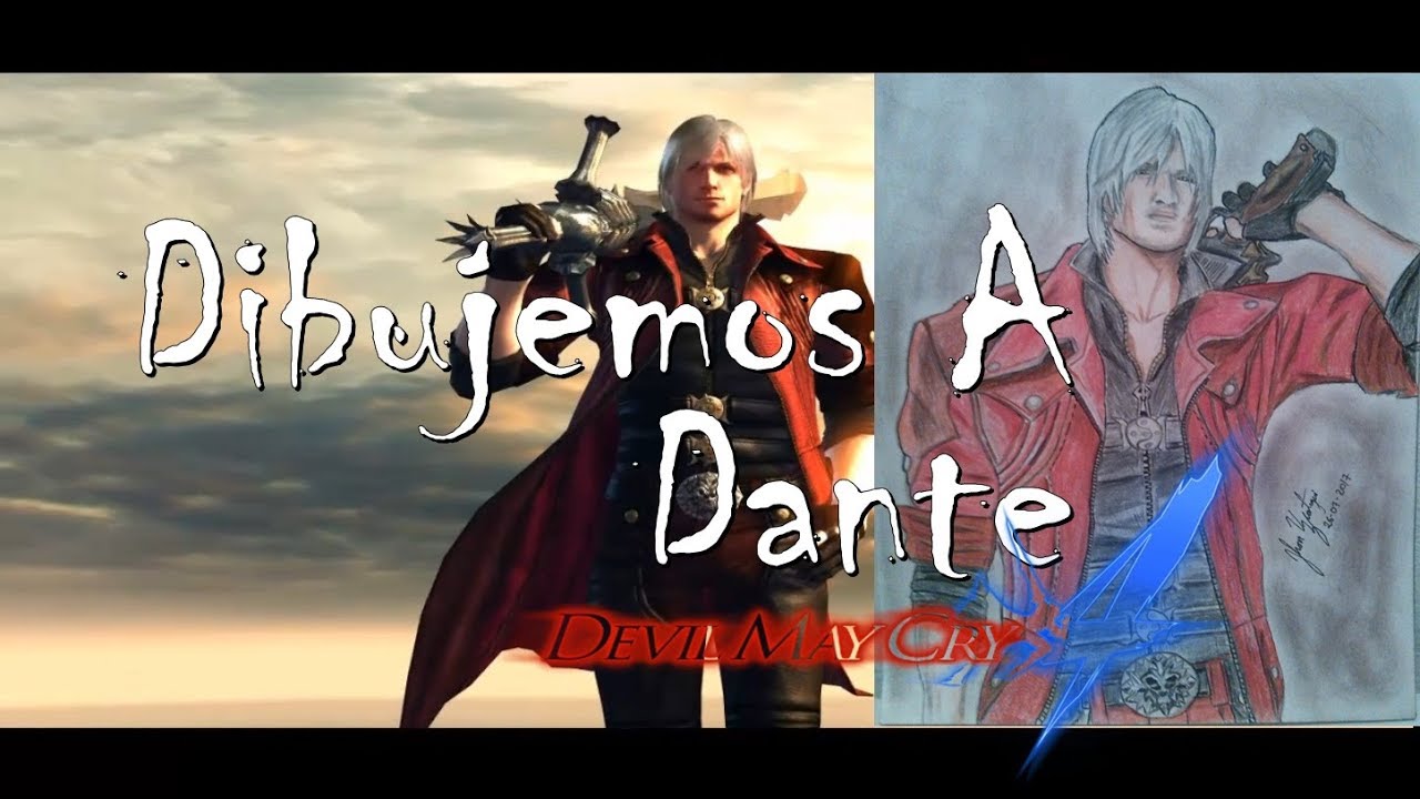 Como Dibujar a Dante de DMC /How to Draw Dante from DMC Speed Draw ...