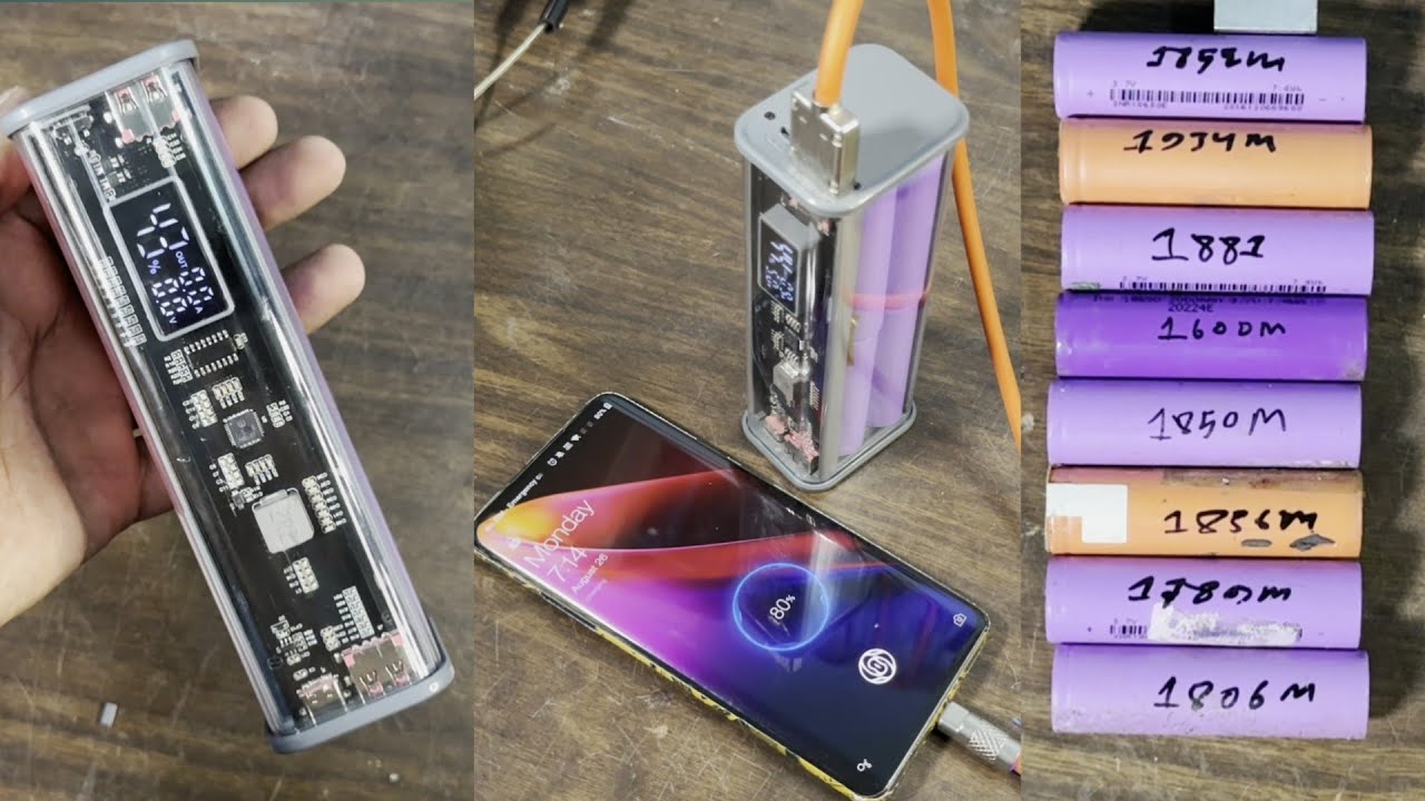Best Power Bank Make at home 18650 battery - YouTube