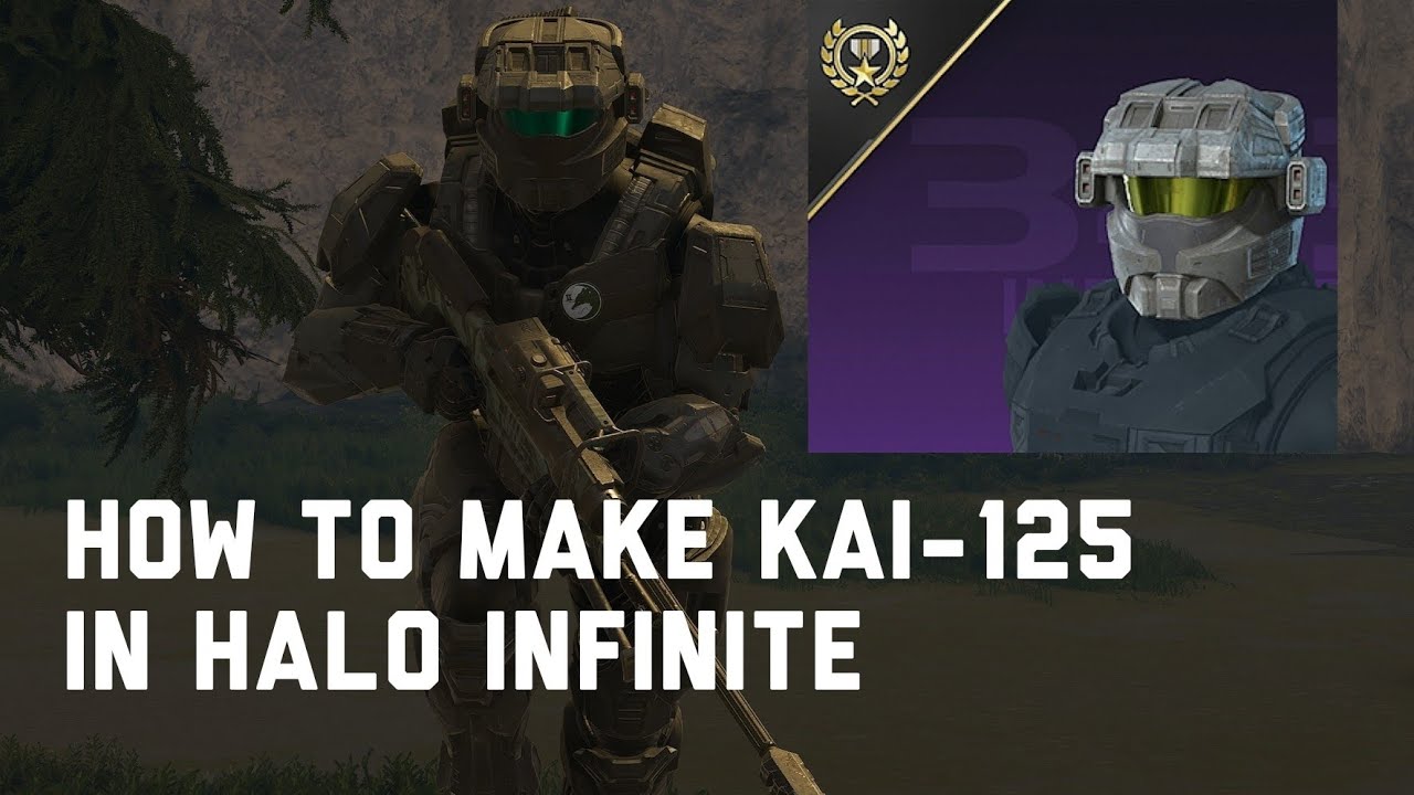 HOW TO MAKE KAI-125 IN HALO INFINITE - YouTube