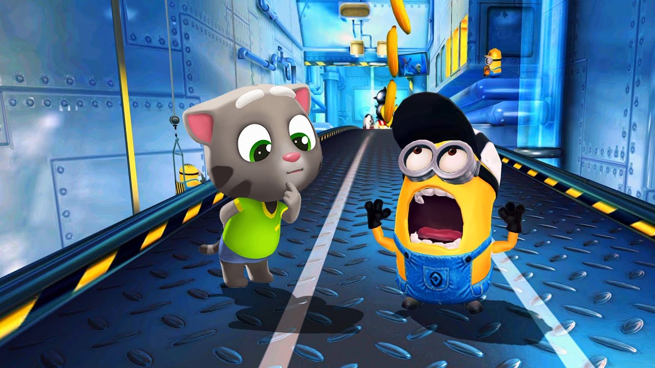 КТО КРУЧЕ? МИНЬОН - MINION из Гадкий Я ИЛИ КОТ ТОМ - TALKING TOM ...