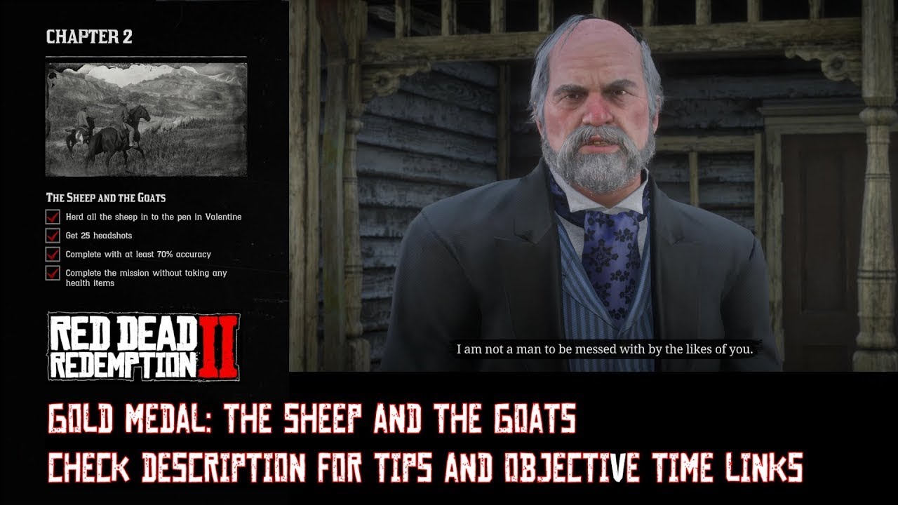 Red Dead Redemption 2 "The Sheep and the Goats" Gold 22 - YouTube