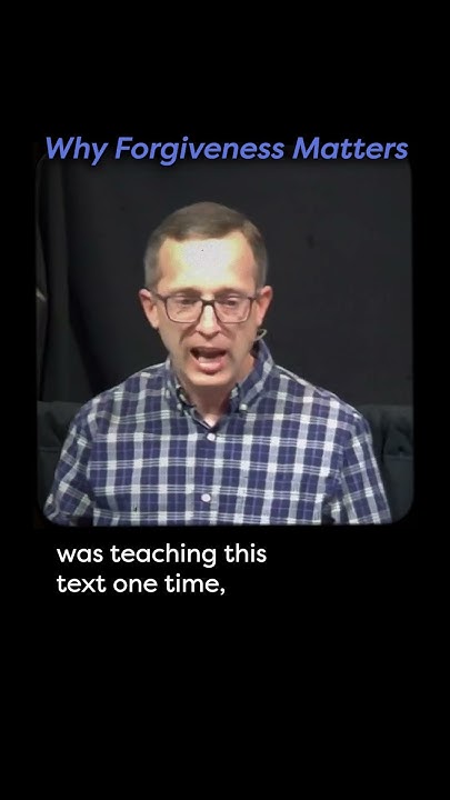Why Forgiveness Matters - YouTube