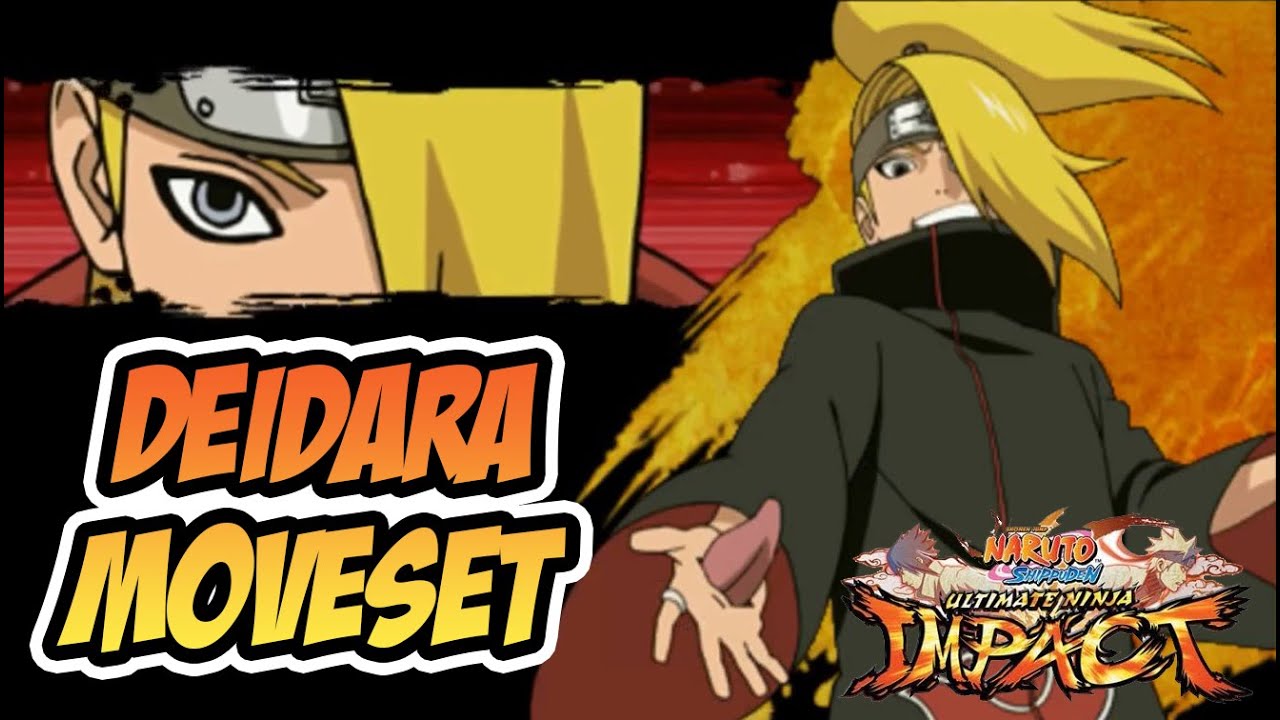 Naruto Ultimate Ninja Impact [PSP] - Deidara Moveset - YouTube